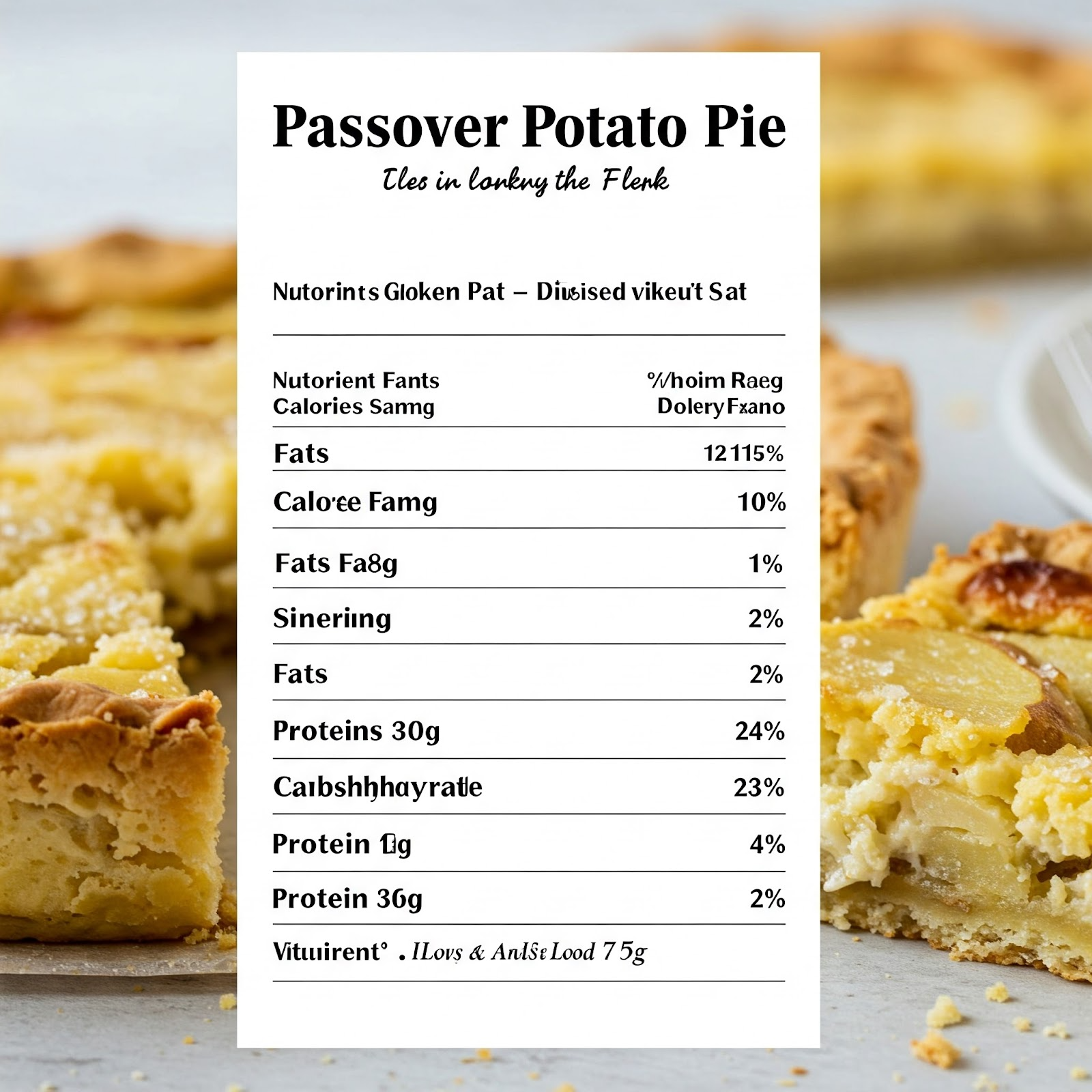 Crispy Passover Potato Pie Recipe – Perfect for Your Seder!
